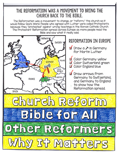 Martin Luther Reformation Day Bible Craft Halloween Alternative