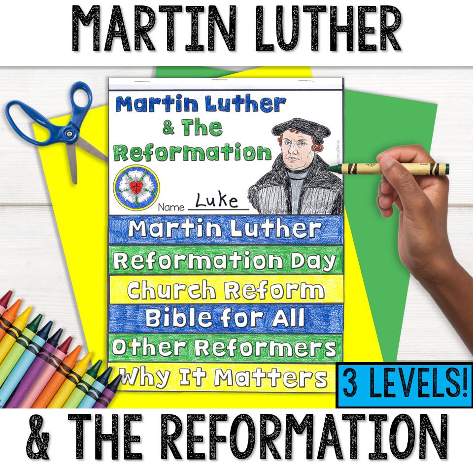 Martin Luther Reformation Day Bible Craft Halloween Alternative